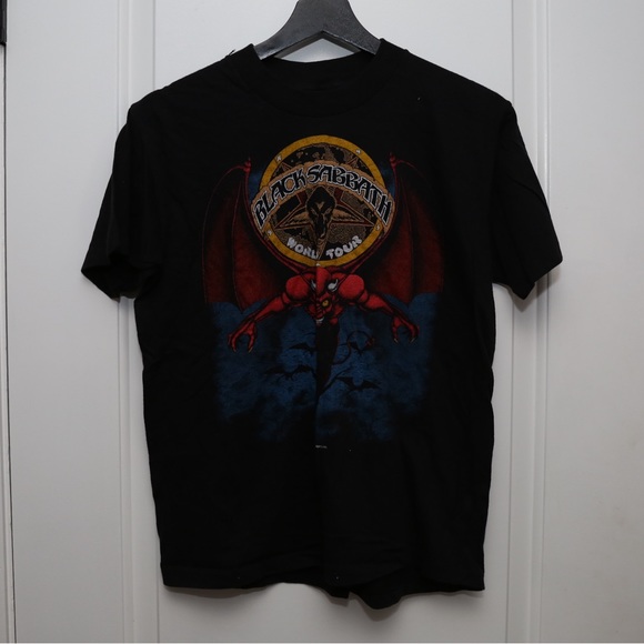 Shirts | Vintage 8s Black Sabbath The Devils Advocate World Tour Shirt ...